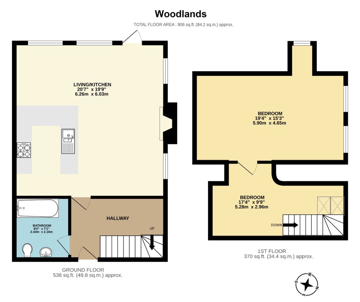 Woodlands-Floorplan - The Old Rectory Cottages